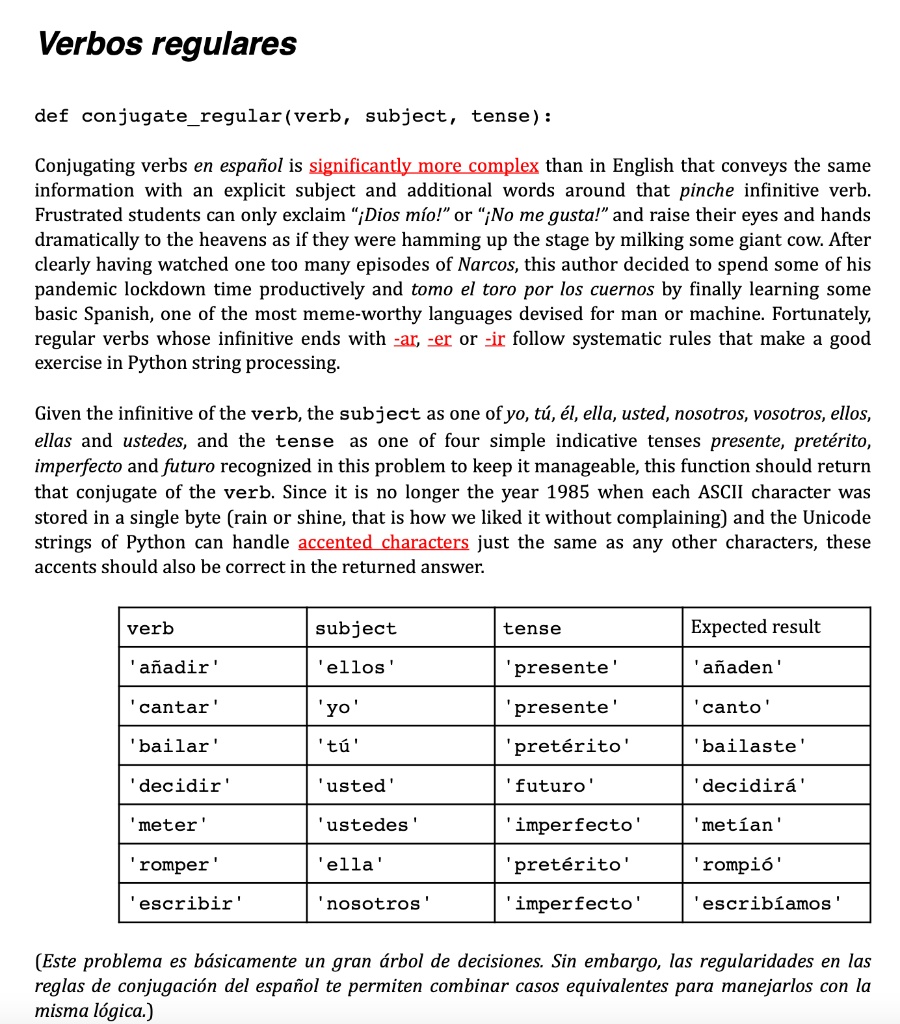 Title: Conjugating Regular Verbs in Spanish Conjugating regular verbs ...