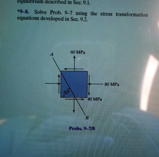 equilibrium described in Sec. 9.1. *9-8. Solve Prob. 9-7 using the ...