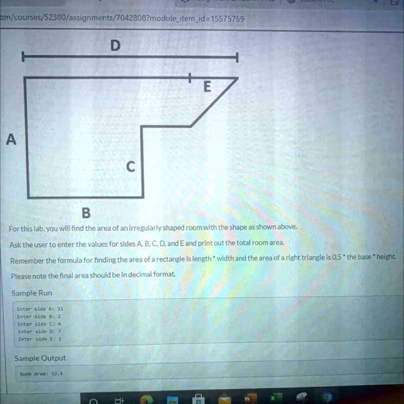 om/courses/52380/assignments/7042808?moduleitemid=15575759 D A C + E B For this lab, you will ...