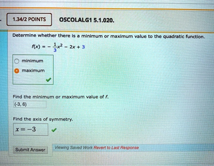 SOLVED: 1.34/2 POINTS OSCOLALGI 5.1.020. Determine whether there is a ... SOLVED: 1.34/2 POINTS OSCOLALGI 5.1.020. Determine whether there is a ...