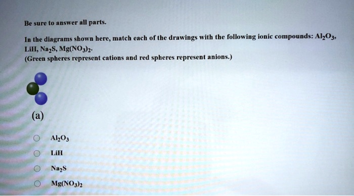 SOLVED: Please be sure to answer all parts. In the diagrams shown here ...