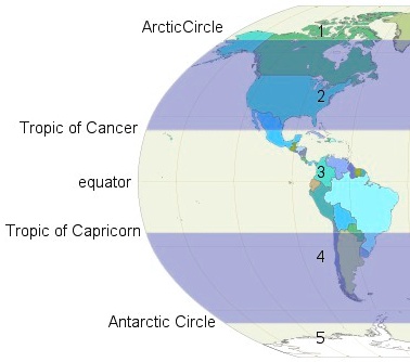 SOLVED: 'Which two areas are in the temperate zone, and which two areas ...