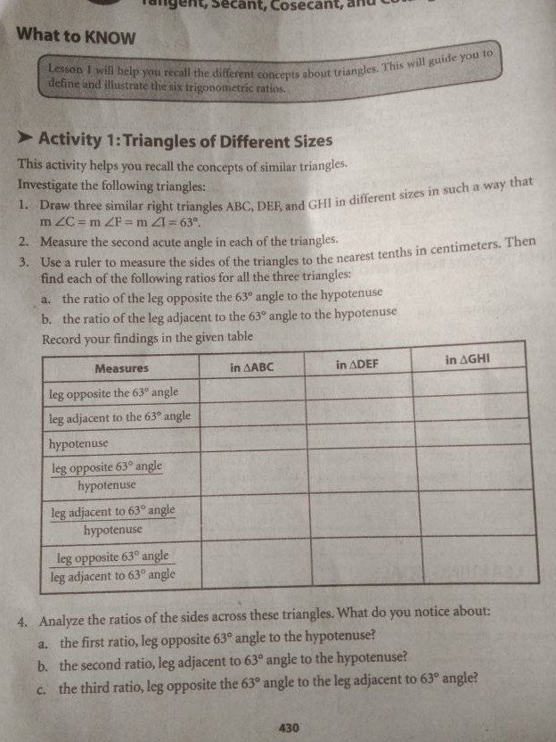 What to KNOW Leson 1 will belp yow recall the different eoncepts about ...