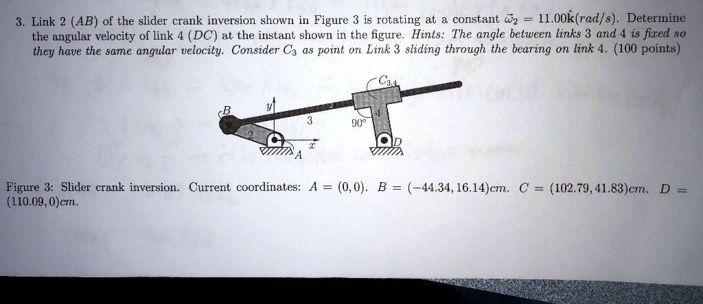 3link 2ab of the slider crank inversion shown in figure 3 is rotating ...