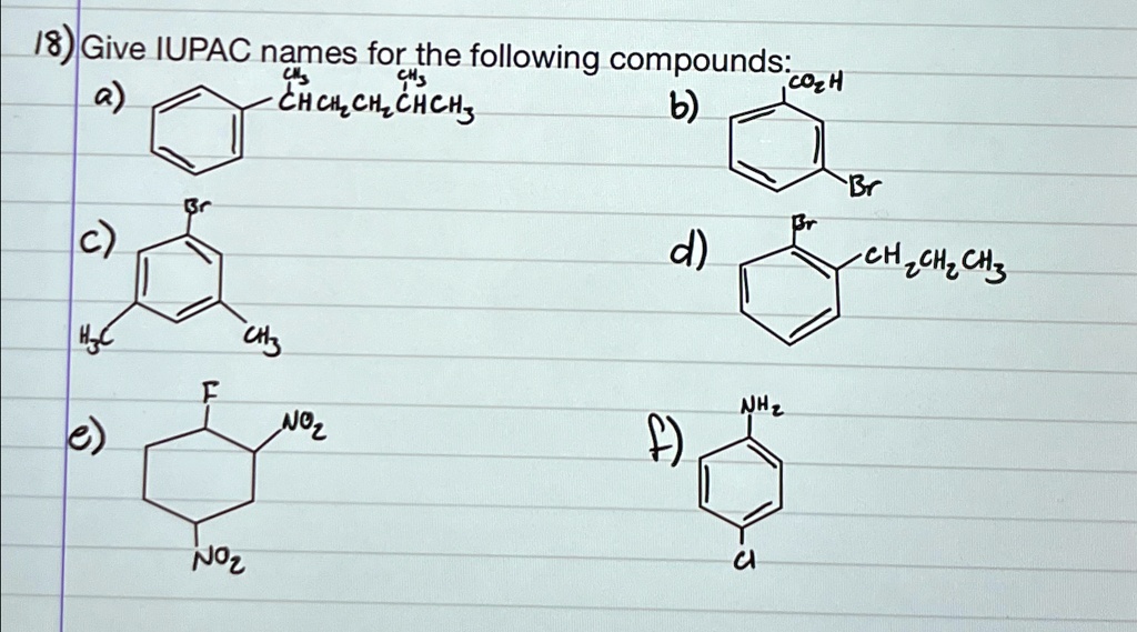 SOLVED: a) 3-methylpent-2-ene b) a) 2,3-dimethylbutanal c) 1,2 ...