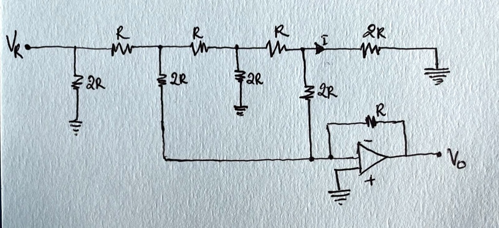 SOLVED: if VR=10V and R=10k ohms, find the value of output voltage in ...