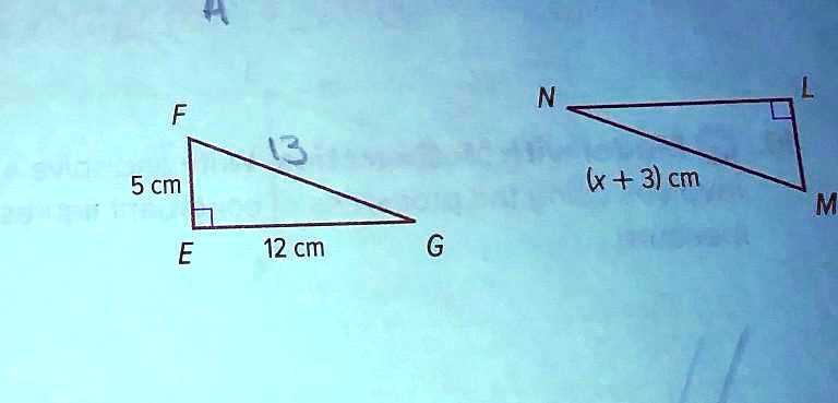 'In the figure on the right, Triangle EFG is congruent to Triangle LMN ...