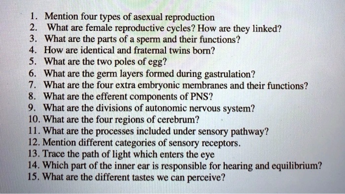 VIDEO solution: Mention four types of asexual reproduction. What are ...