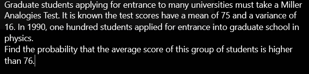 graduate students applying for entrance to many universities must take ...