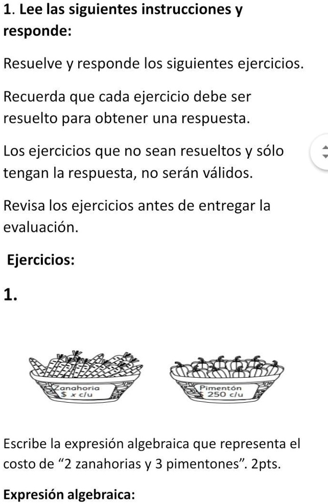 SOLVED: Doy coronita♀️ Jajshakah 1 Lee las siguientes instrucciones y ... SOLVED: Doy coronita♀️ Jajshakah 1 Lee las siguientes instrucciones y ...
