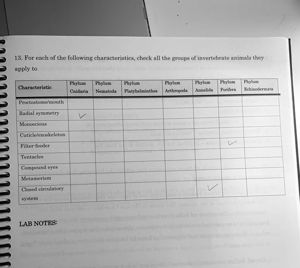 SOLVED: Please fill the table 5 13. For each of the following ...