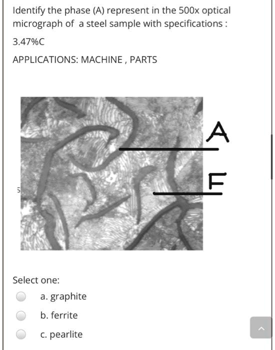 identify the phase a represent in the s0ox optical micrograph of a ...
