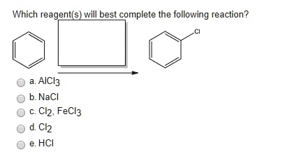 SOLVED: Which reagent(s will best complete the following reaction ...