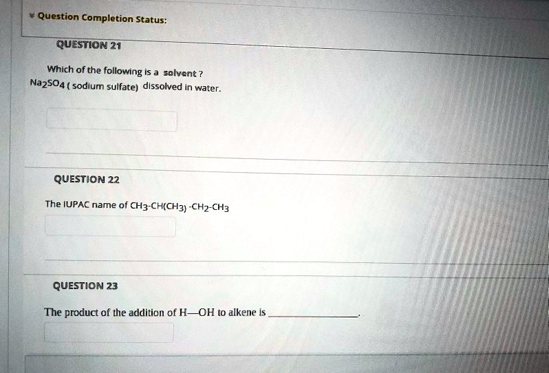 question completion status question 21 which of the following is slvent na2so4 sodlum sulfate ...