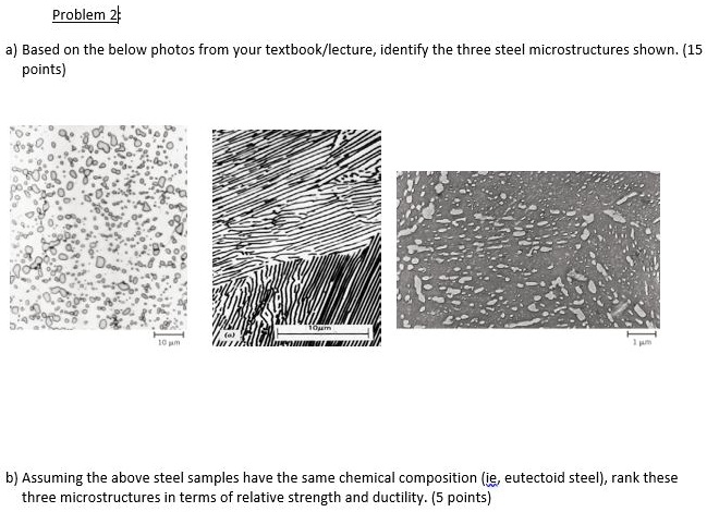 Problem 2 a) Based on the below photos from your textbook/lecture ...