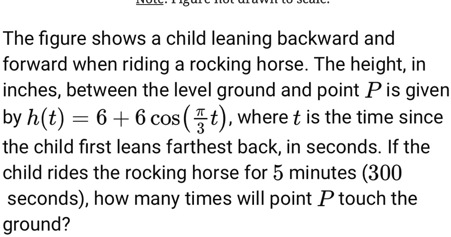 The figure shows a child leaning backward and forward when...