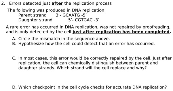 SOLVED: Errors detected just after the replication process The ...