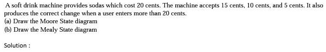 A soft drink machine provides sodas which cost 20 cents. The machine ...