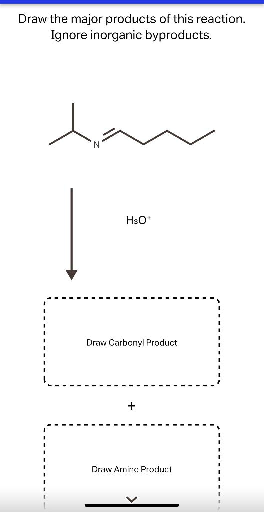 SOLVED: Draw the major products of this reaction. Ignore inorganic byproducts. H3O+ Draw ...