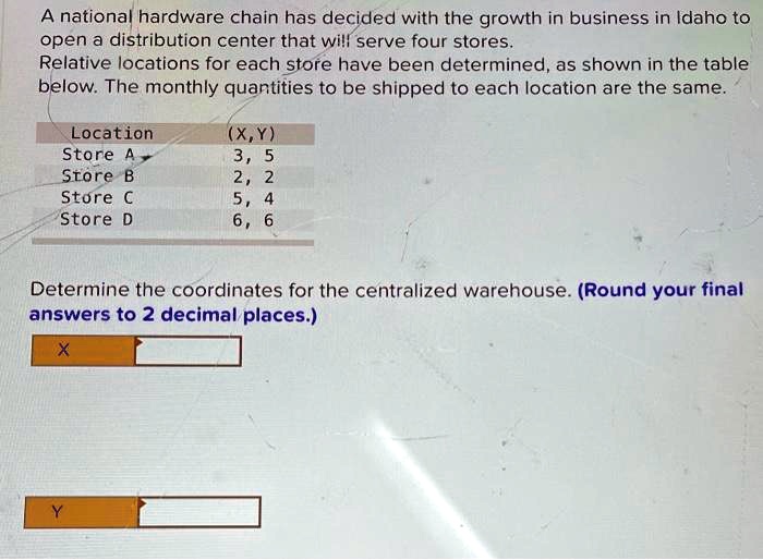 A national hardware chain has decided with the growth in business in ...