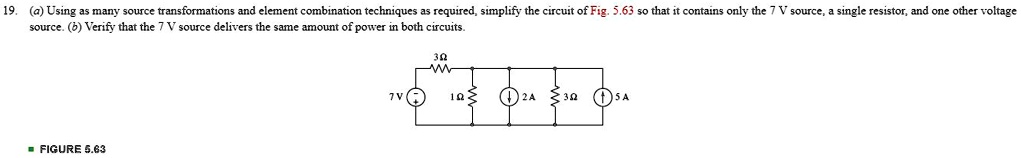 Solved A Using As Many Source Transformations And Element Combination Techniques As Required