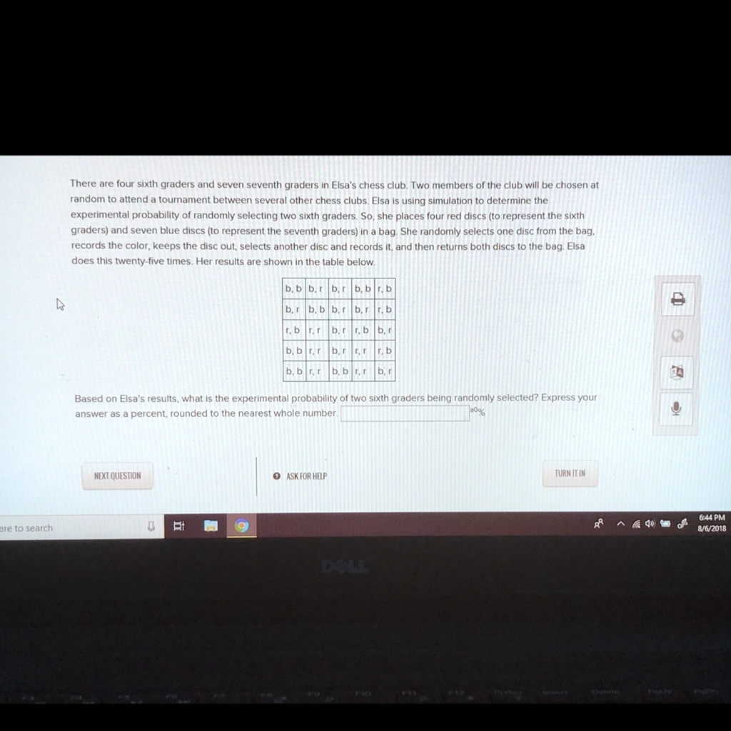 SOLVED: "Please help me with this question There are four sixth graders ...