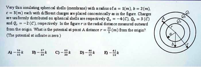 SOLVED: Texts: help please physics 2 Very thin insulating spherical ...