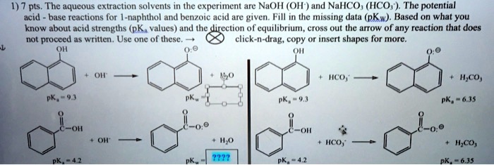 1 7 pts the aqueous extraction solvents the experiment naoh oh ahd ...