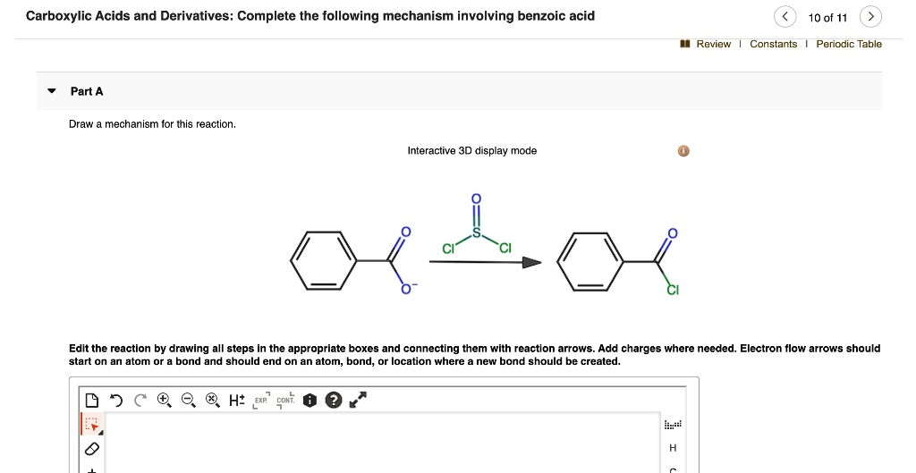carboxylic acids and derivatives complete the following mechanism ...