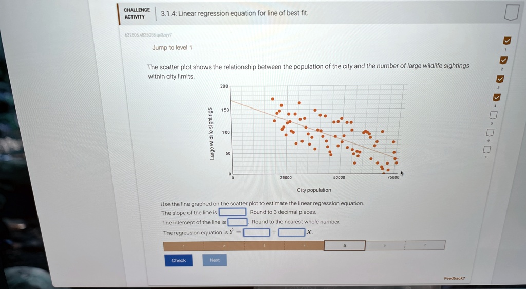 challenge activity 314 linear regression equation for line of best fit 6325084825058 qx3zqy7 ...