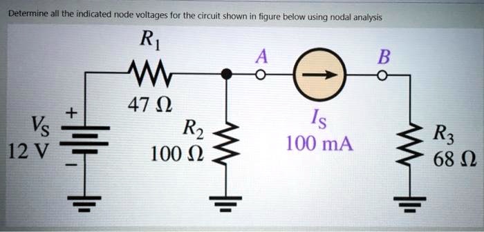 SOLVED: determine all the indicated node voltages for the circuit shown ... SOLVED: determine all the indicated node voltages for the circuit shown ...