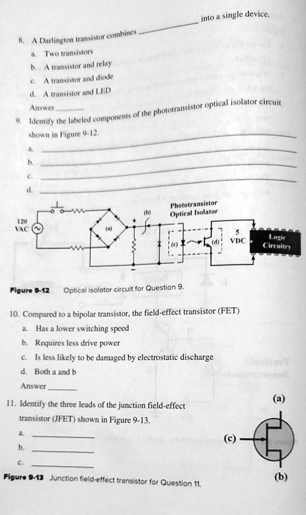 Solved Please Help Into A Single Device A Two Transistors B A