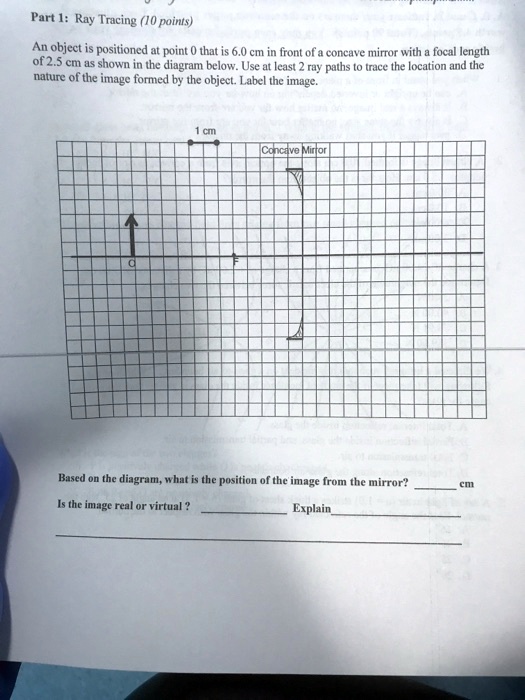 fart ray tracing 10 paints an object is positioned point that is 60 cm ...