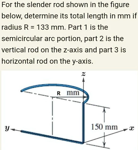 determine total lenght in mm position of x centroid for part 1 position ...