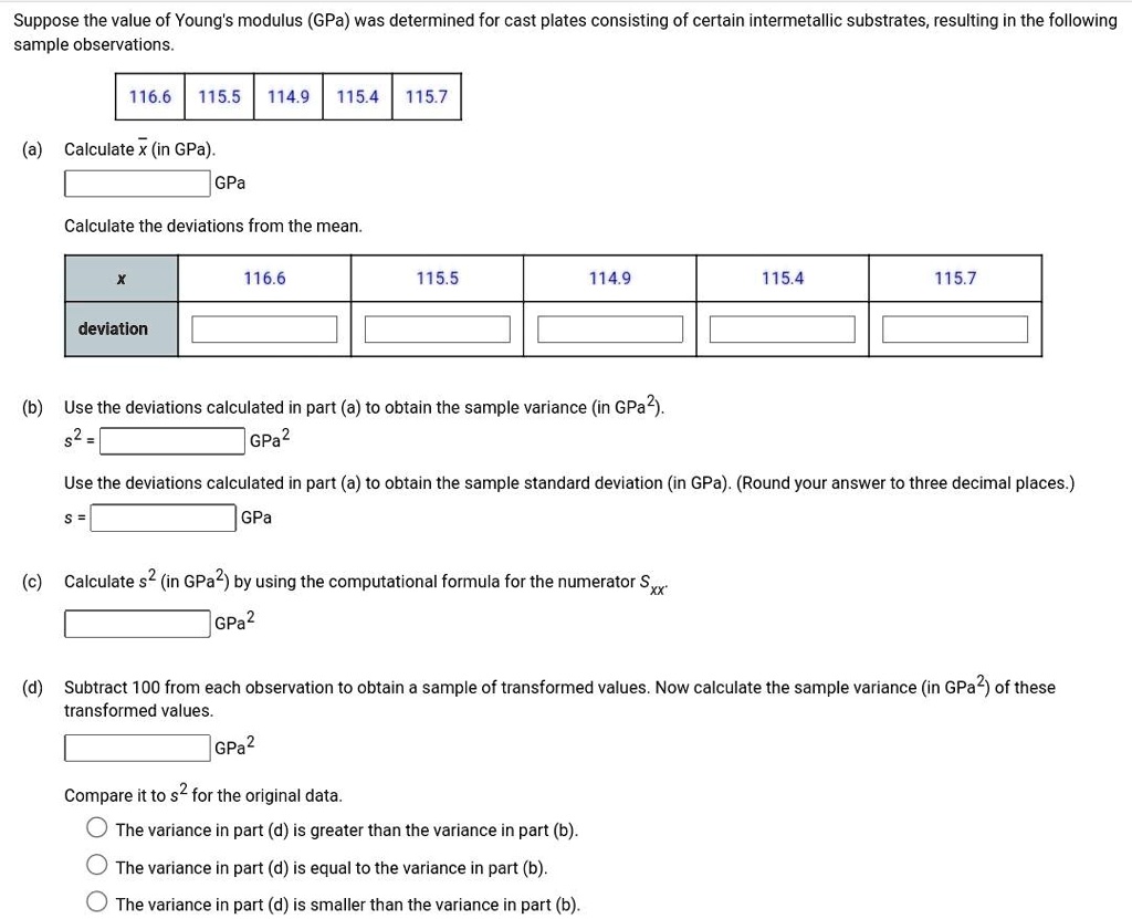 SOLVED: Please help with as much as you can. I would like question 2. Suppose the value of Young ...