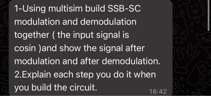 SOLVED: The salution must showing in multisim please if you do not konw how to use multisim do ...