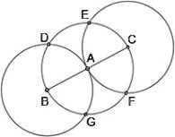 SOLVED: "What's the next step in constructing an inscribed hexagon in the image shown? answers ...