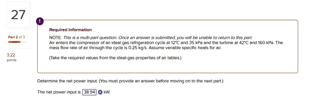 SOLVED: Required information Part 2 of 3 NOTE: This is a multi-part ... SOLVED: Required information Part 2 of 3 NOTE: This is a multi-part ...