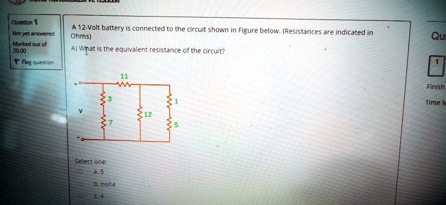 Guaston Notyet answered Marked out of 20.00 A 12-Volt battery connected ... Guaston Notyet answered Marked out of 20.00 A 12-Volt battery connected ...