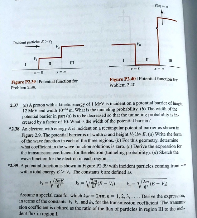 SOLVED: Deriving a potential energy function with special cases ...
