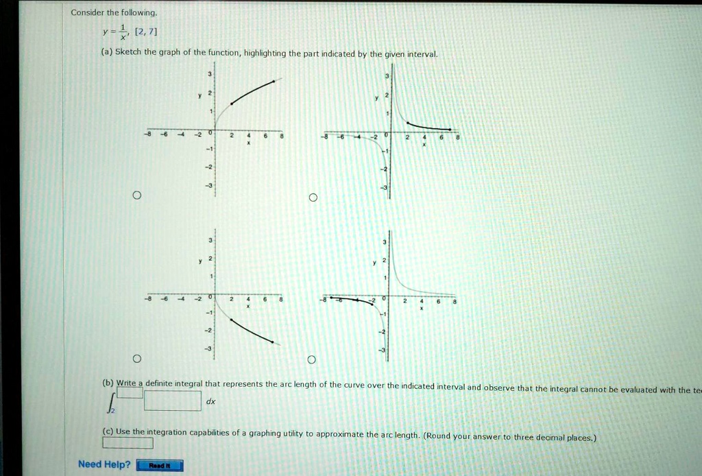 SOLVED: Consider the following interval [2, 7]. (a) Sketch the graph of the function ...