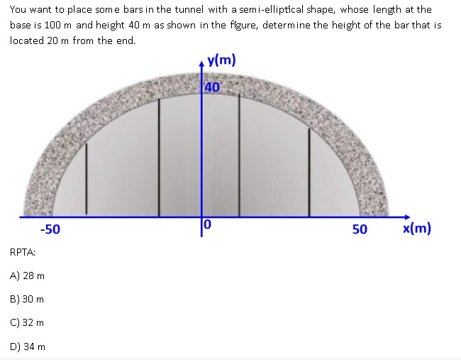 SOLVED: You want to place some bars in the tunnel with a semi ...