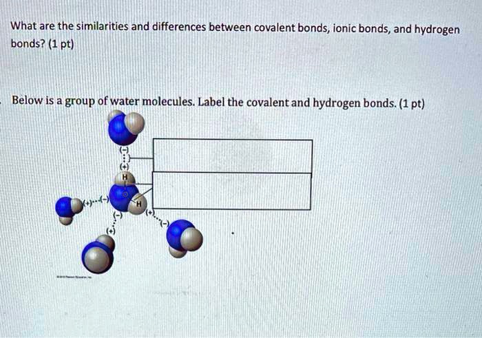 SOLVED: What are the similarities and differences between covalent ... SOLVED: What are the similarities and differences between covalent ...