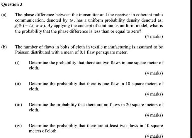 SOLVED: Please provide the correct answer and explanation! Question3 (a ...