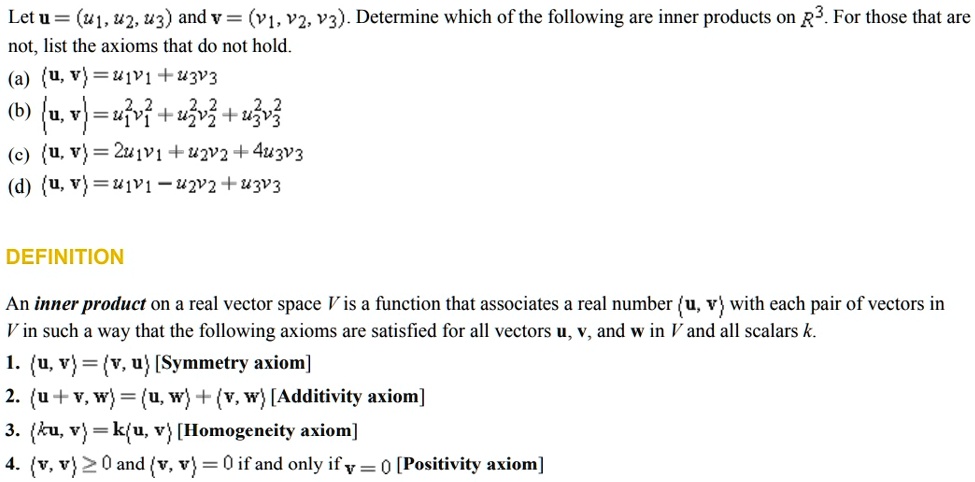 letu 1112 13 andv v1 v2 v3 determine which of the following are inner products on r3 for those ...