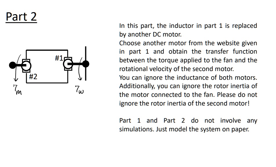 SOLVED: Part 2 In this part, the inductor in part 1 is replaced by ...