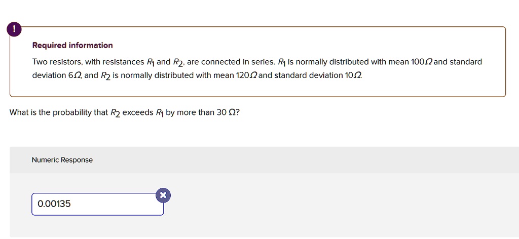 required information two resistors with resistances r1 and r2 are ...