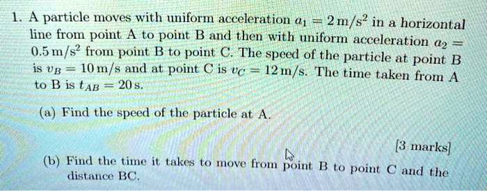 A particle moves with uniform acceleration 0.12 m/sÂ² in a horizontal ...