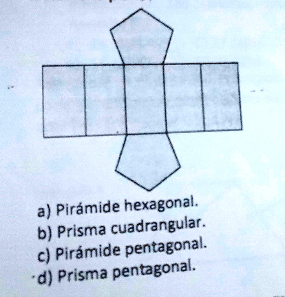 SOLVED: Qué figura se forma con el siguiente desarrollo plano a ...
