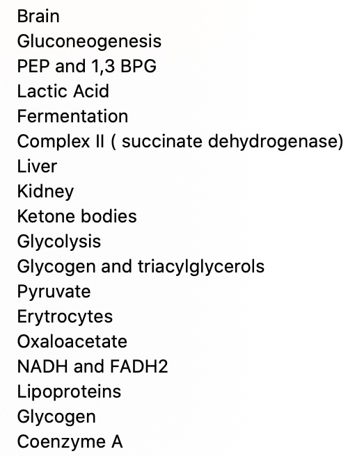 Brain Gluconeogenesis PEP and 1,3 BPG Lactic Acid Fermentation Complex ...